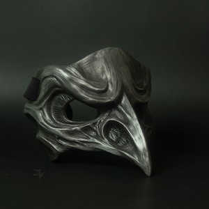 Fantasy Bird Skull Mask, Corvus / Raven / Crow, Half Mask - Etsy