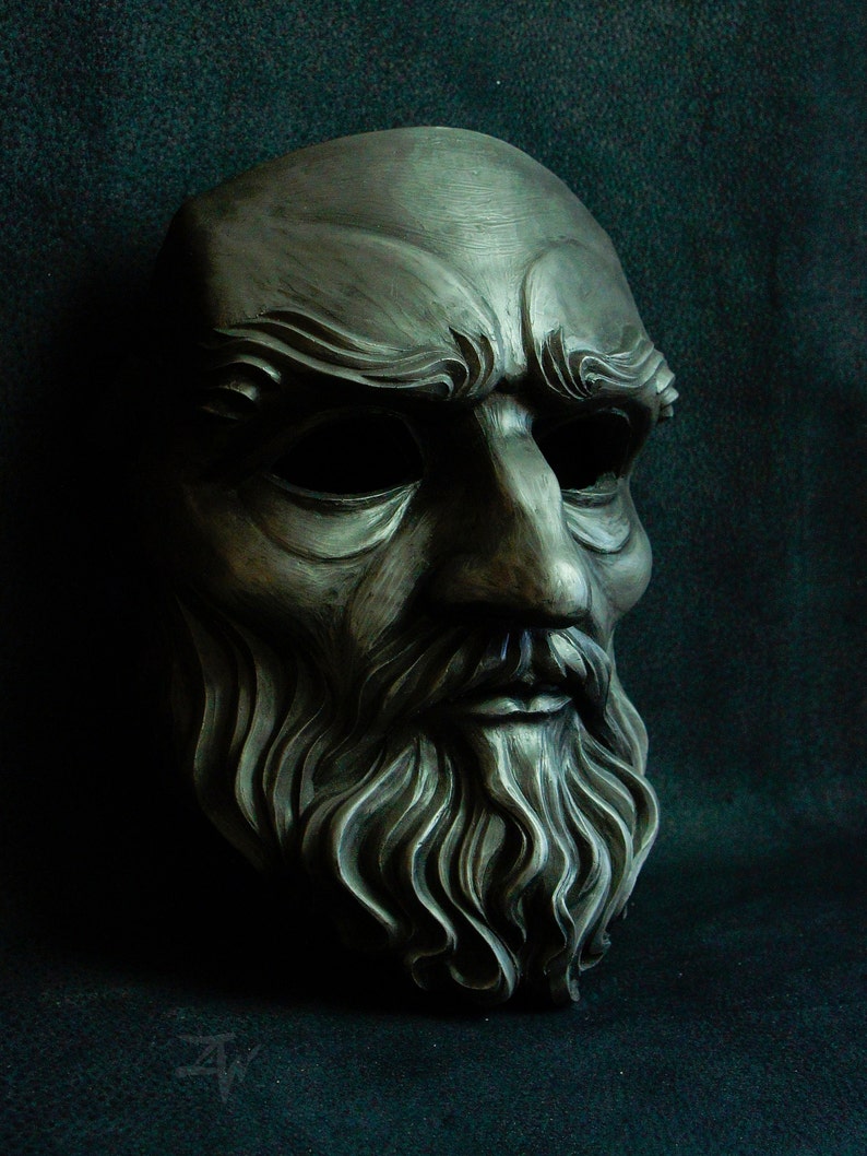 Fantasy Alchemist Mask Old Man Mask - Etsy