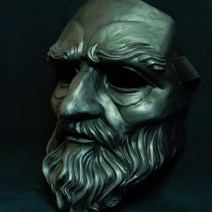 Fantasy Alchemist Mask, Old Man Mask - Etsy
