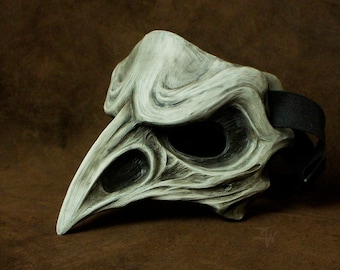 Fantasy Bird Skull Mask, Corvus / Raven / Crow, Half Mask - Etsy