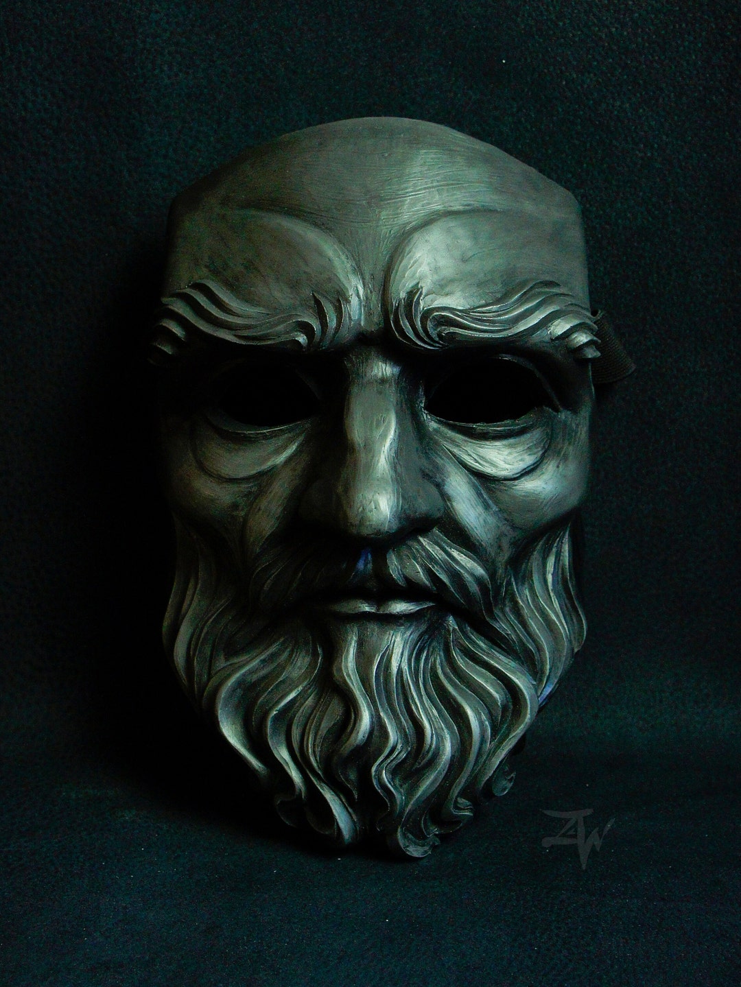 Fantasy Alchemist Mask, Old Man Mask - Etsy