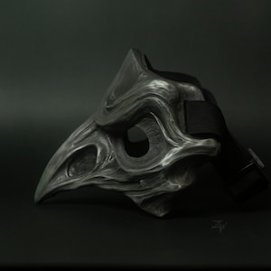 Fantasy Bird Skull Mask, Corvus / Raven / Crow, Half Mask - Etsy