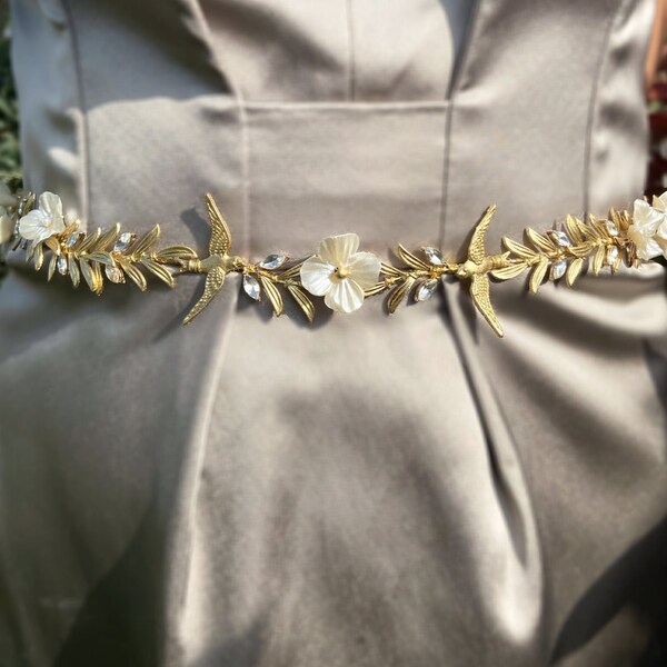 Gold Wedding Belt - Etsy