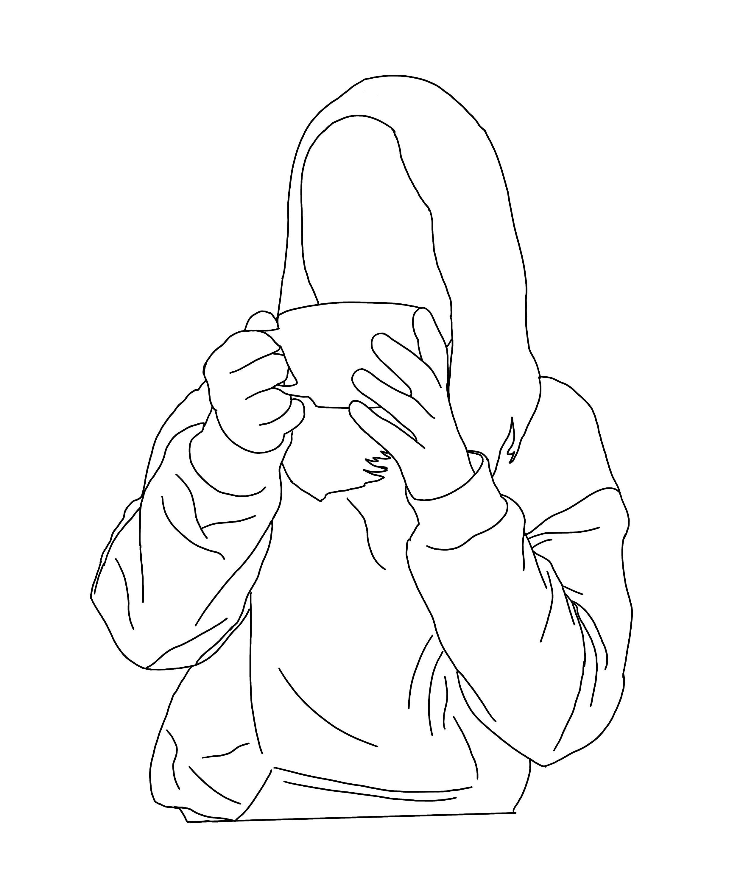 Custom Digital Outline Photo Illustration - Etsy