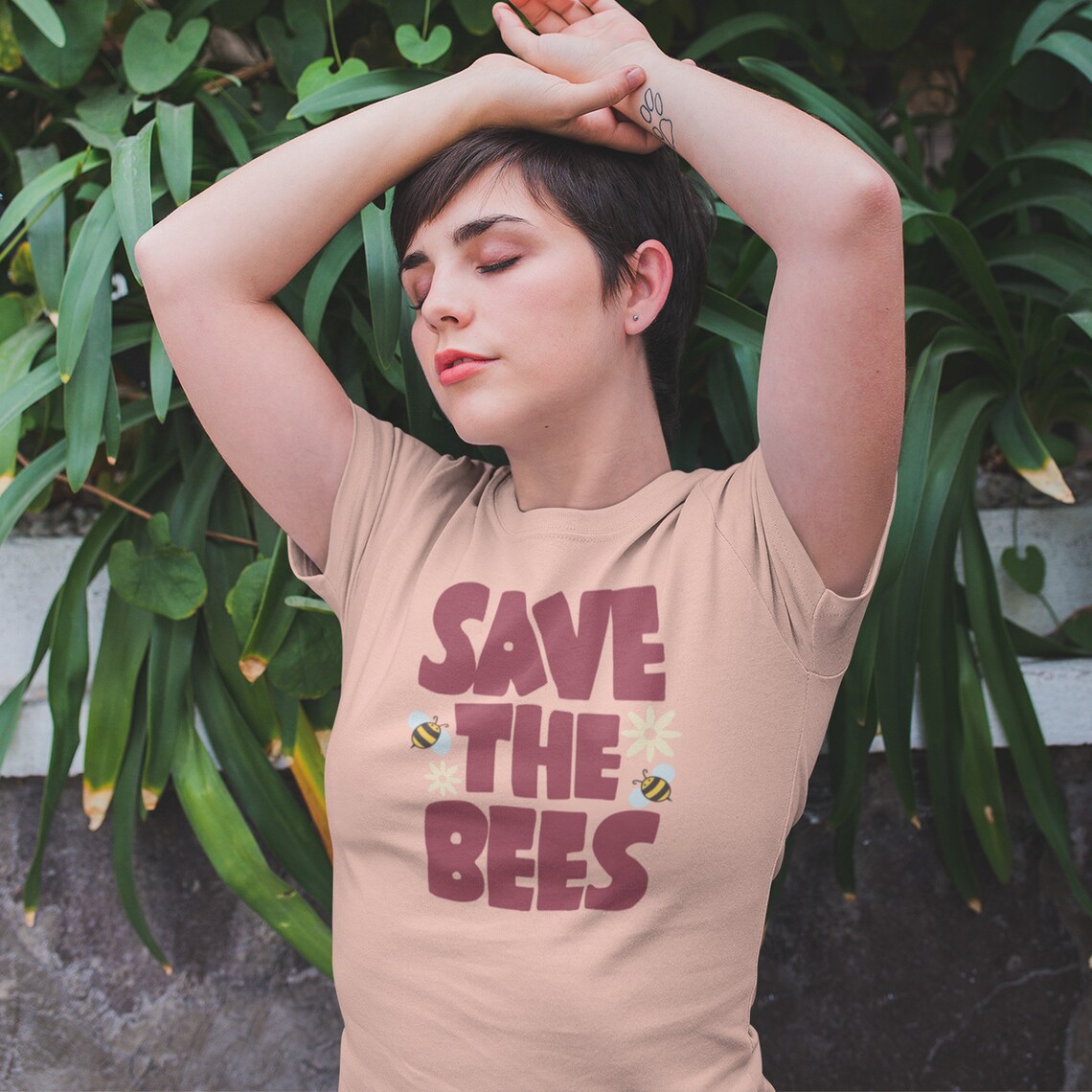 Save the Bees T Shirt, Hiking Shirt, Honey Bee Shirt, Environment Shirt ...