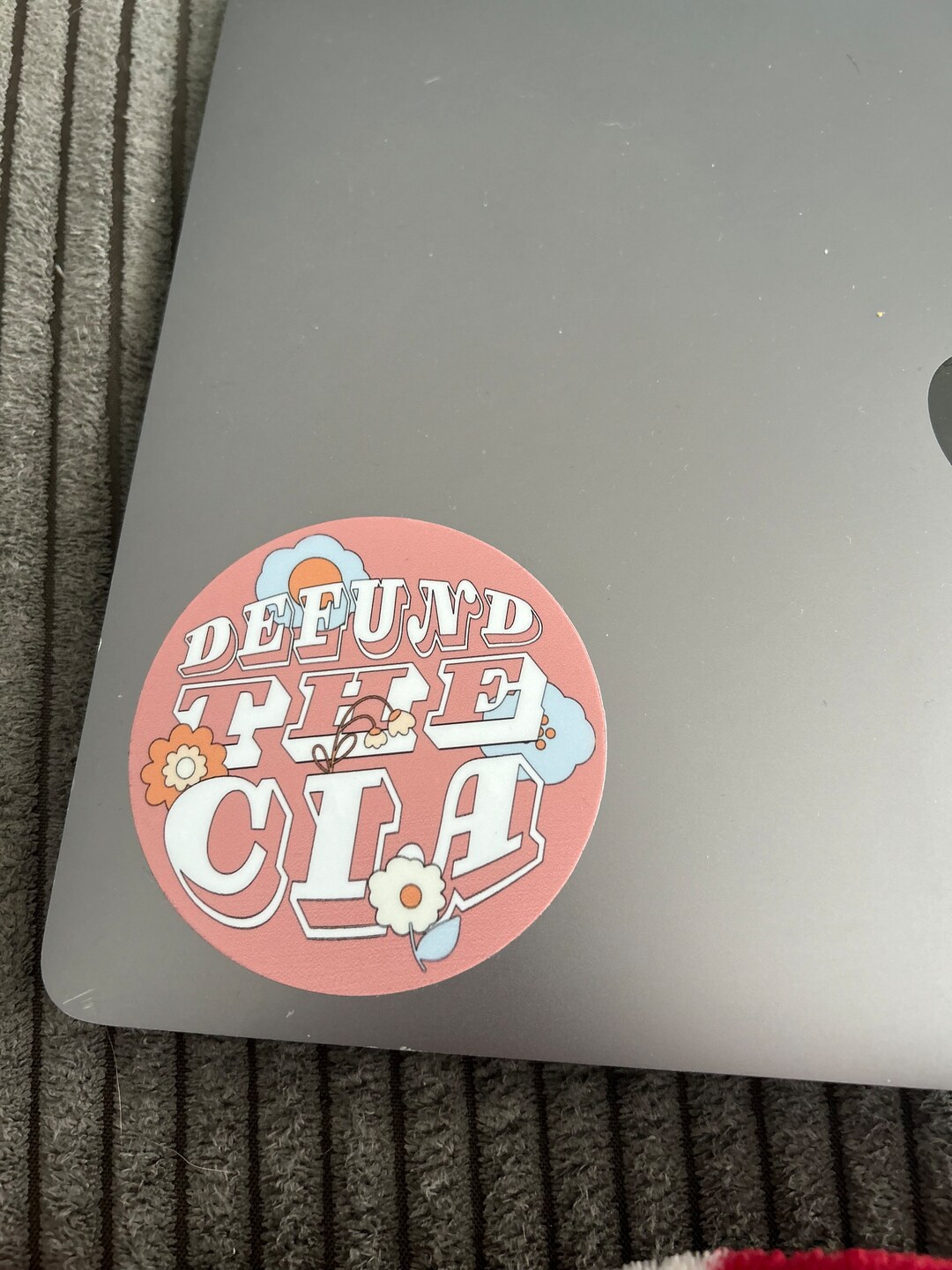 Defund the CIA | Boho Sticker - Etsy