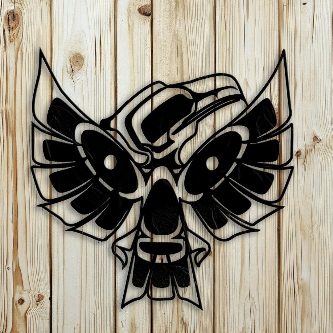 Tribal Native American Thunderbird Metal Sign – Firebird Totem-inspired ...