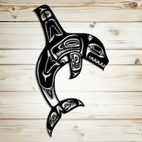 Haida First Nation 'sharks' Vinyl Sticker Decal Pacific North West ...