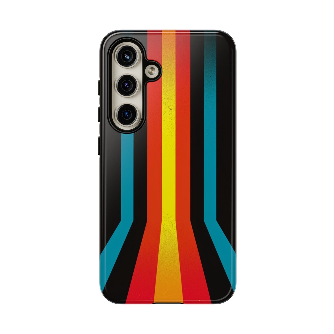 Retro Lines 1980s Flashback Phone Case for iPhone 15, 14, Pro Max, 13 ...