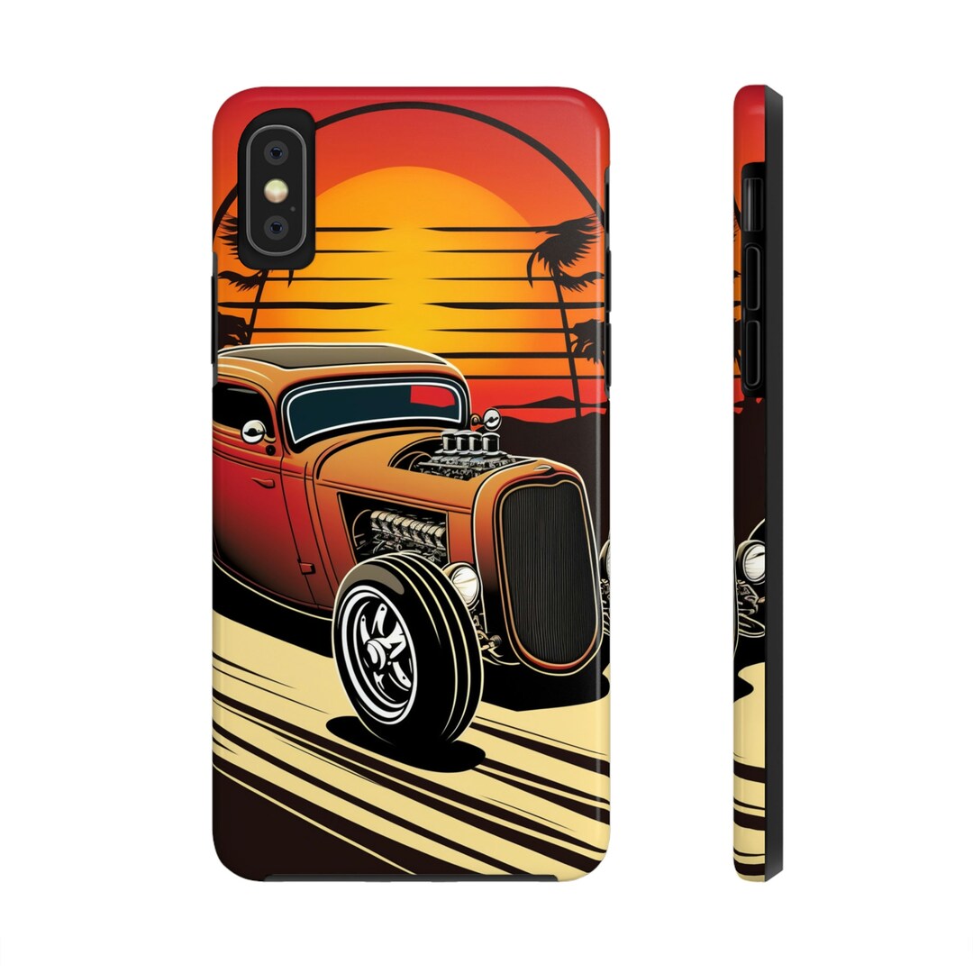 Vintage Classic Hotrod at Sunset Aesthetic Retro Car TOUGH iPhone 12 ...