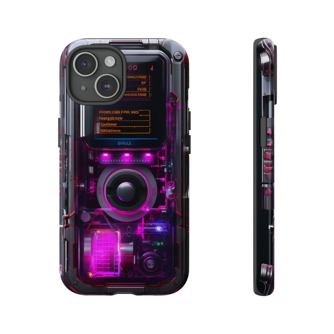 Cyberpunk Techno Gadget Sci-fi Style Phone Case for iPhone 15, 14, Pro ...