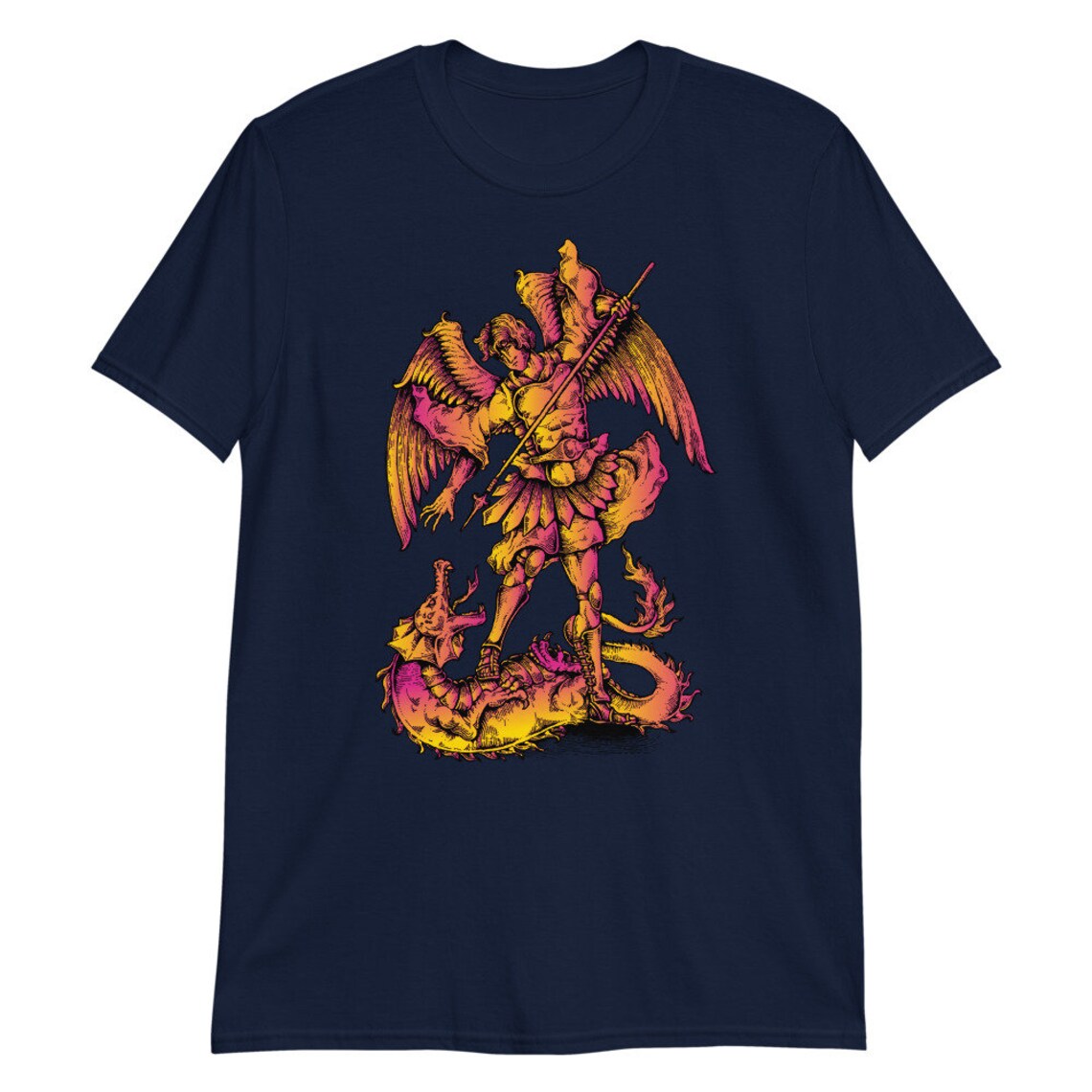 Dragon Slayer T-shirt St George Shirt English Men's - Etsy