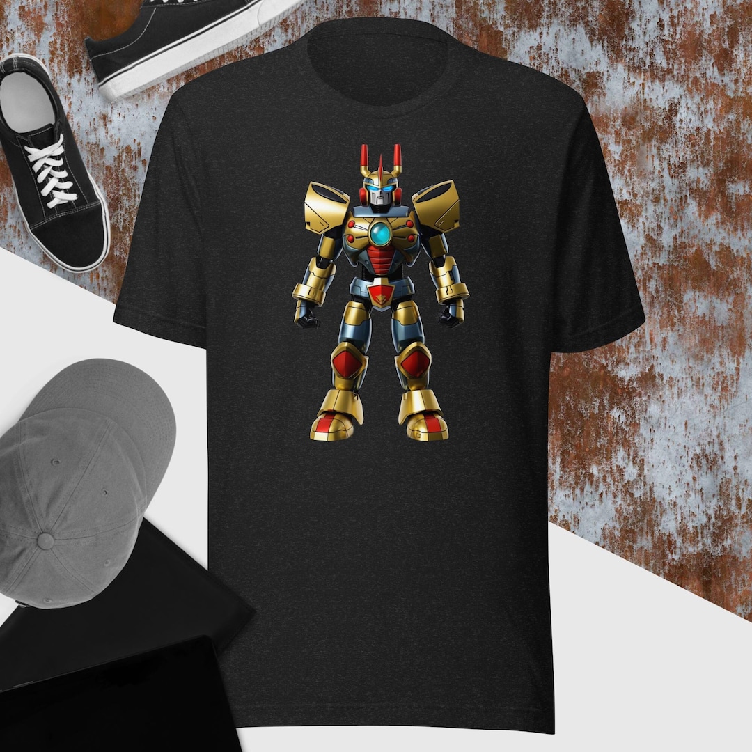 Robot Shirt, Mens Robot T-shirt, Mecha Robot Boys Shirt, Robot Retro ...