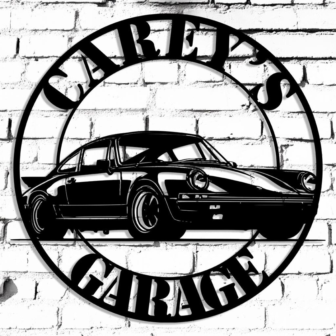 Custom Car Metal Wall Art, Sports Car Your Own Car Wall Decor, Car ...