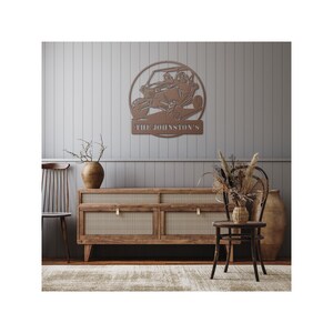 UTV Sign, Side-by-side Personalized Family Name, Custom RZR Wall Art ...