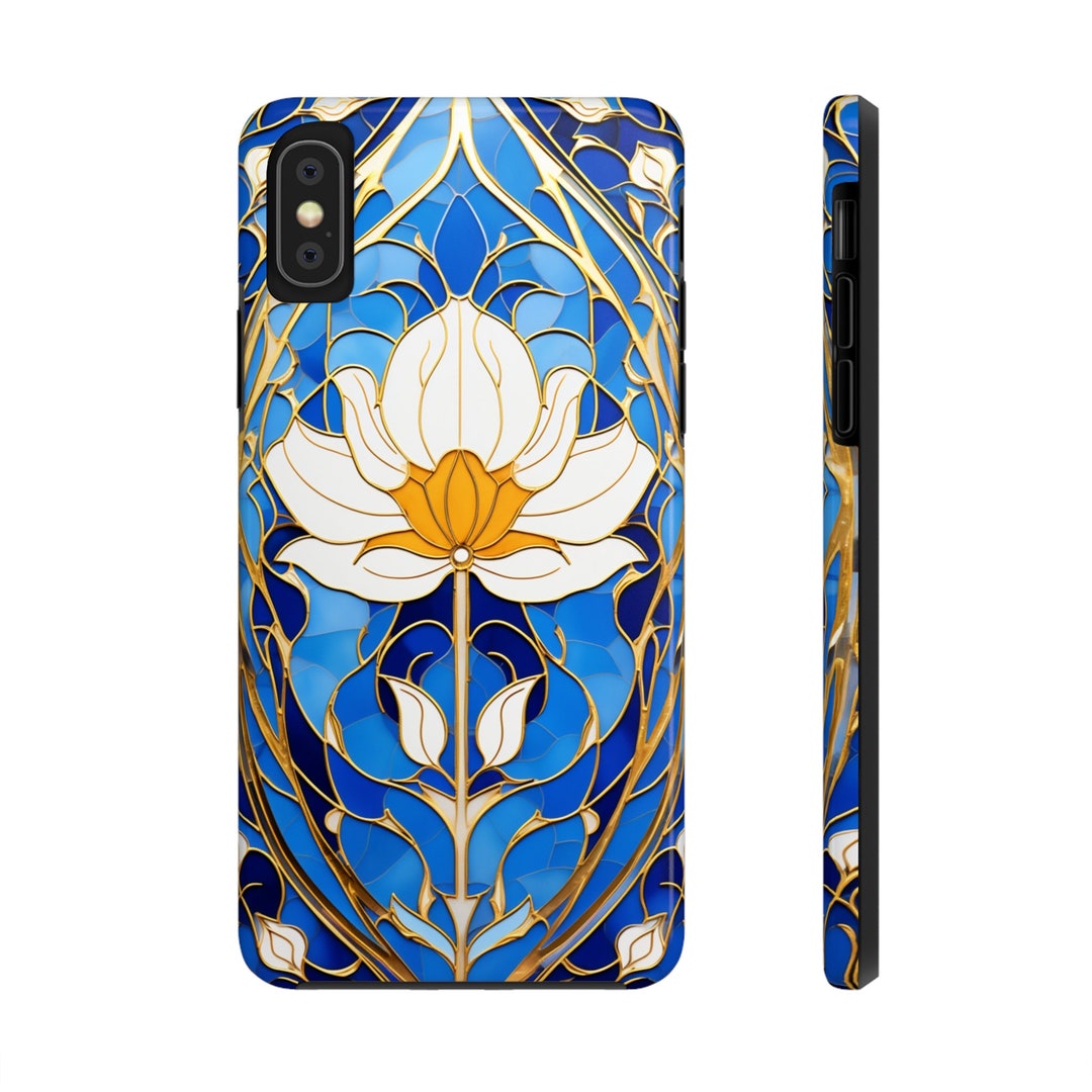 Floral Art Deco Stained Glass iPhone Case | Vintage Glamour, iPhone ...