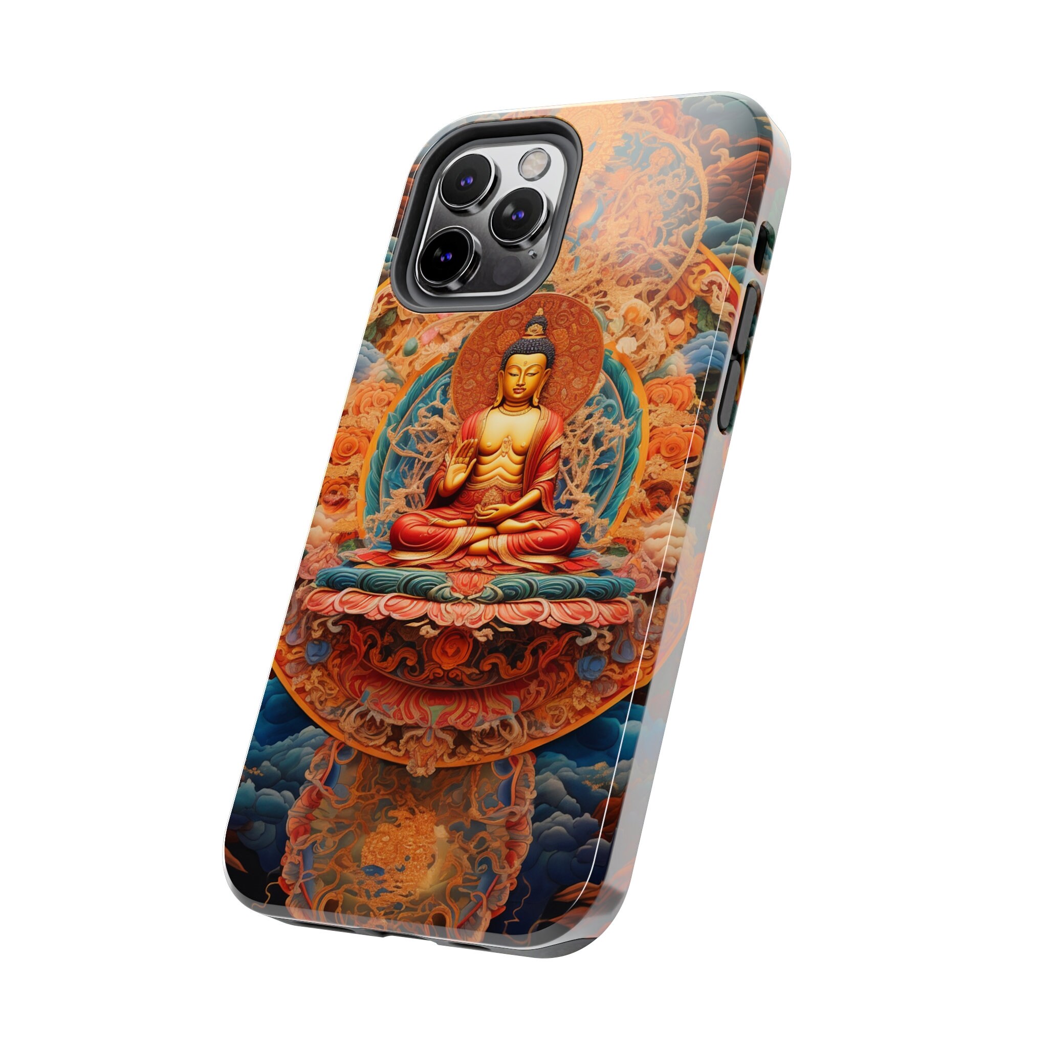 Tibet Buddha Phone Case Mandala Art iPhone Case Retro Buddhists ...