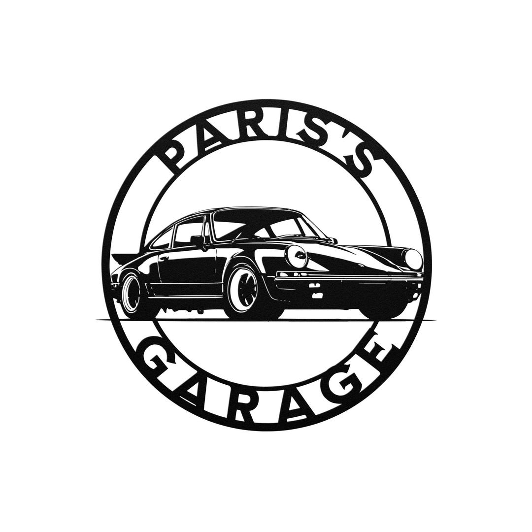 Porsche 911 Metal Garage Sign Custom Porsche Garage Sign Man Cave ...