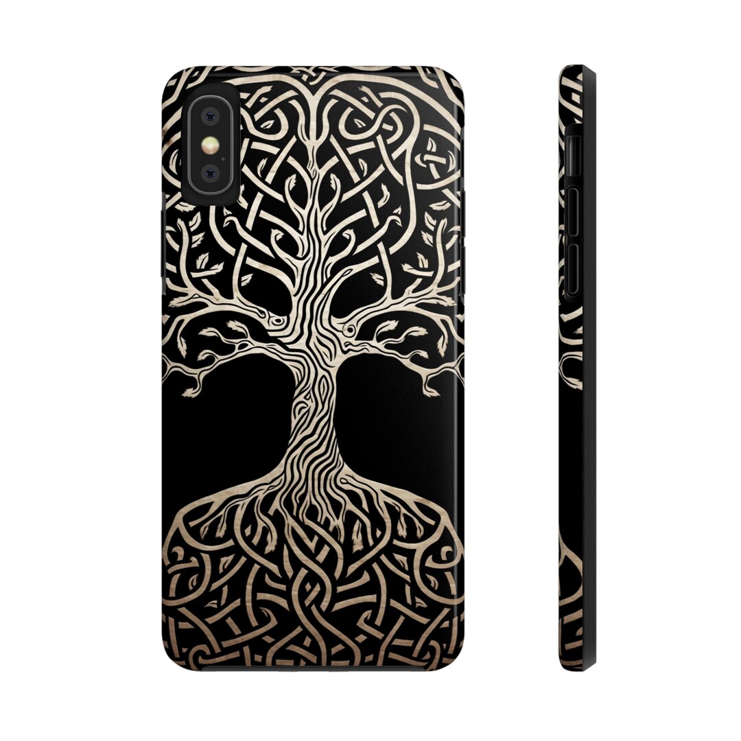 Celtic Knots Tree of Life Phone Case for iPhone 15, 14, Pro Max, 13, 12 ...