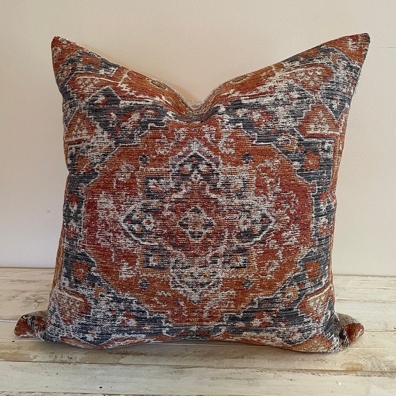 Burnt Orange Pillow - Etsy