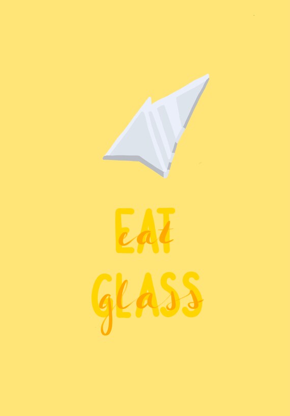 Eat Glass Schitts Creek Print digital Download - Etsy