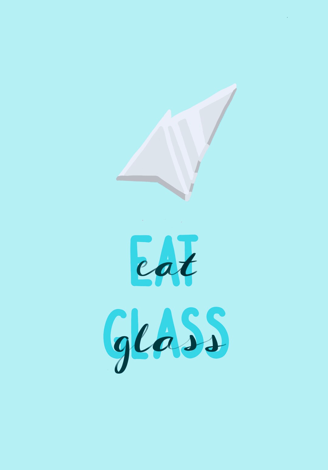 Eat Glass Schitt’s Creek Print (digital Download) - Etsy