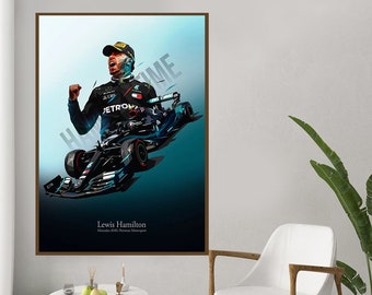 Lewis Hamilton Print | Etsy