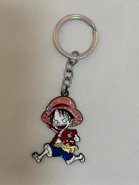 Custom One Piece Monkey D. Luffy Anime Metal Keychain - Etsy