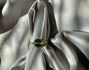 Olive Green Engagement Ring | Etsy