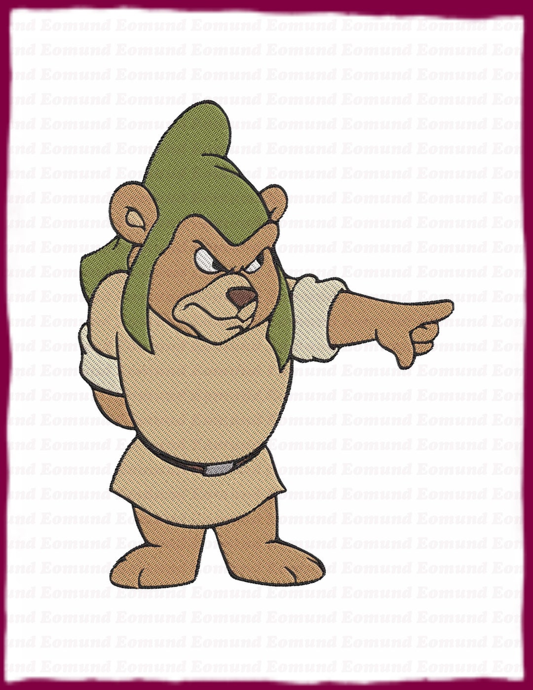 Gruffi Gummi Gummi Bears Fill Embroidery Design 4 - Instant Download - Etsy