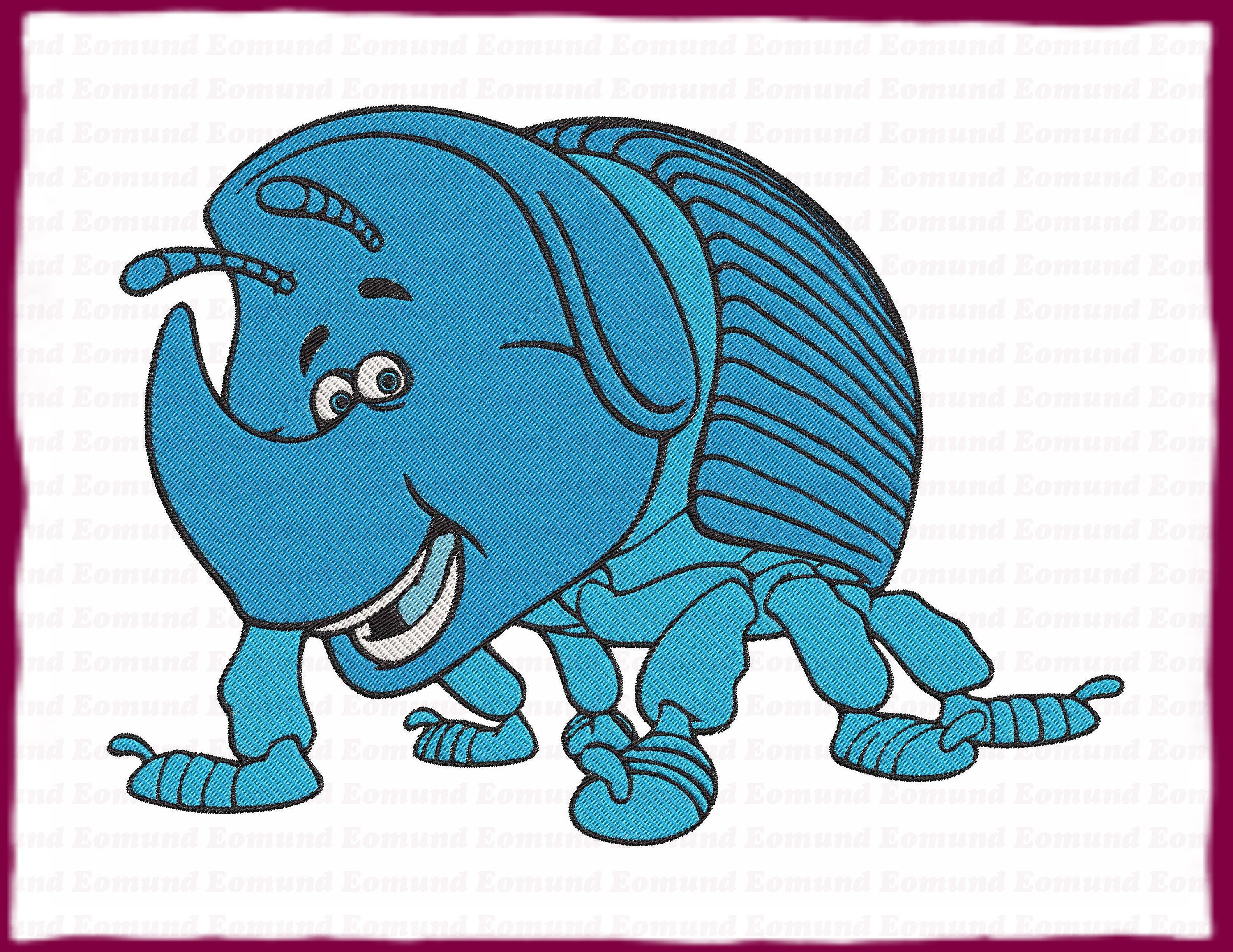 Dim A Bugs Life Filled Embroidery Design 2 Instant Download - Etsy