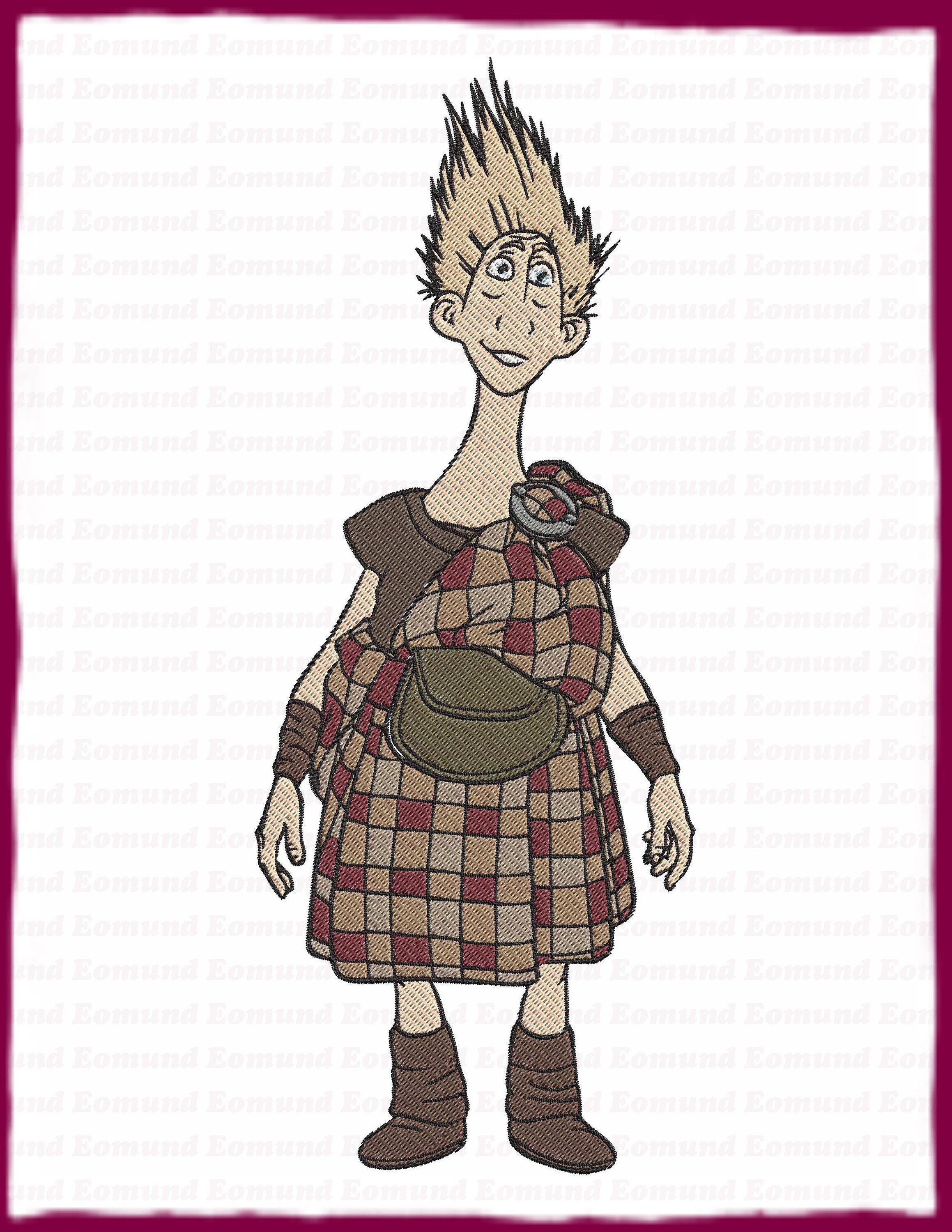 Wee Dingwall Brave Filled Embroidery Design - Instant Download - Etsy