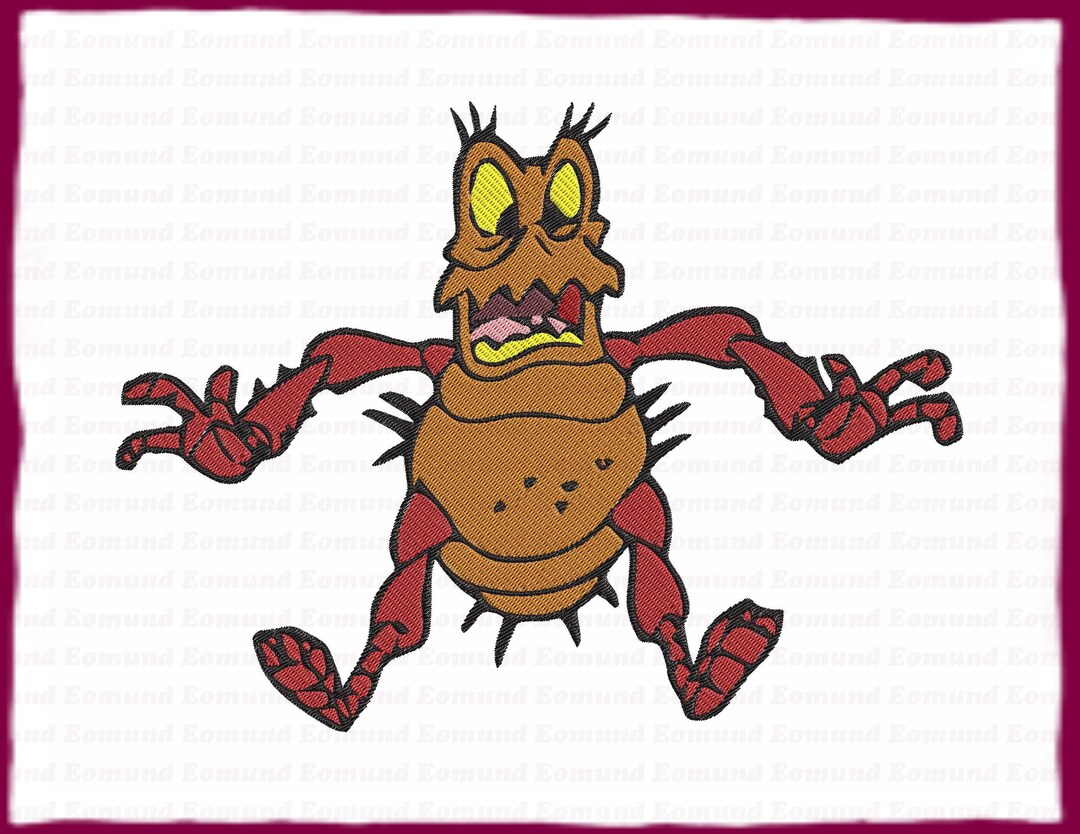 Mr Flea A Bugs Life Filled Embroidery Design 4 - Instant Download - Etsy