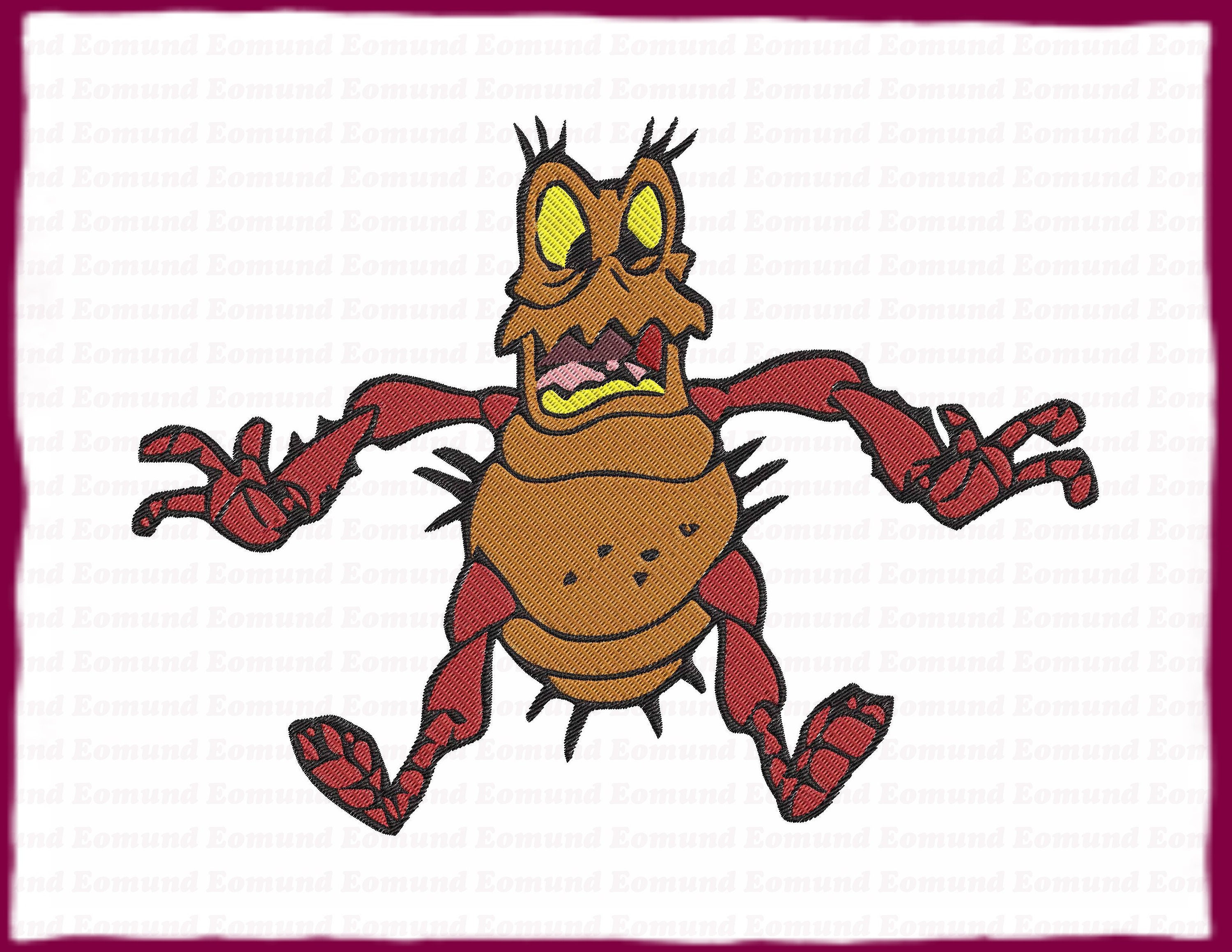 Mr Flea A Bugs Life Filled Embroidery Design 4 - Instant Download - Etsy