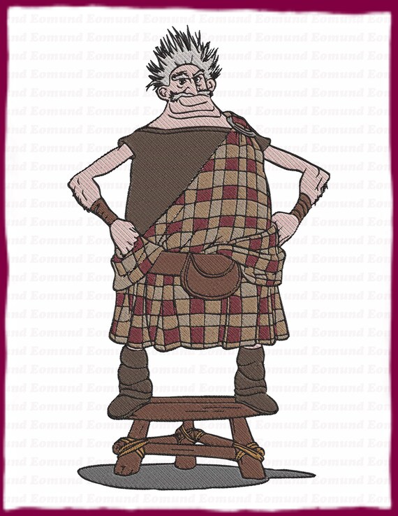 Lord Dingwall Brave Filled Embroidery Design Instant | Etsy