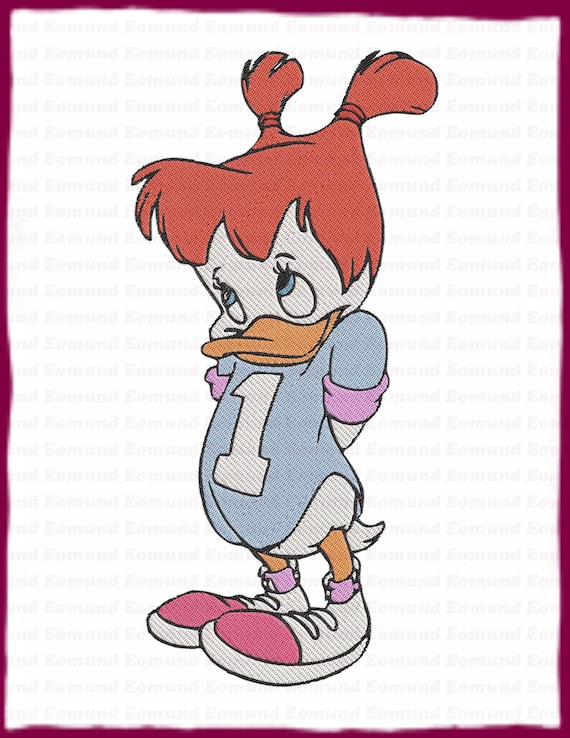 Gosalyn Mallard Darkwing Duck Fill Embroidery Design 5 | Etsy