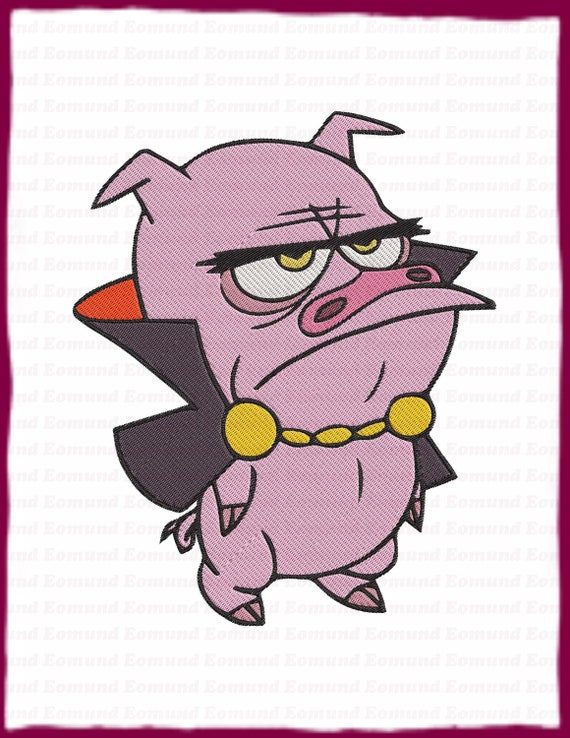 Silly Piggy Dave the Barbarian Fill Embroidery Design | Etsy
