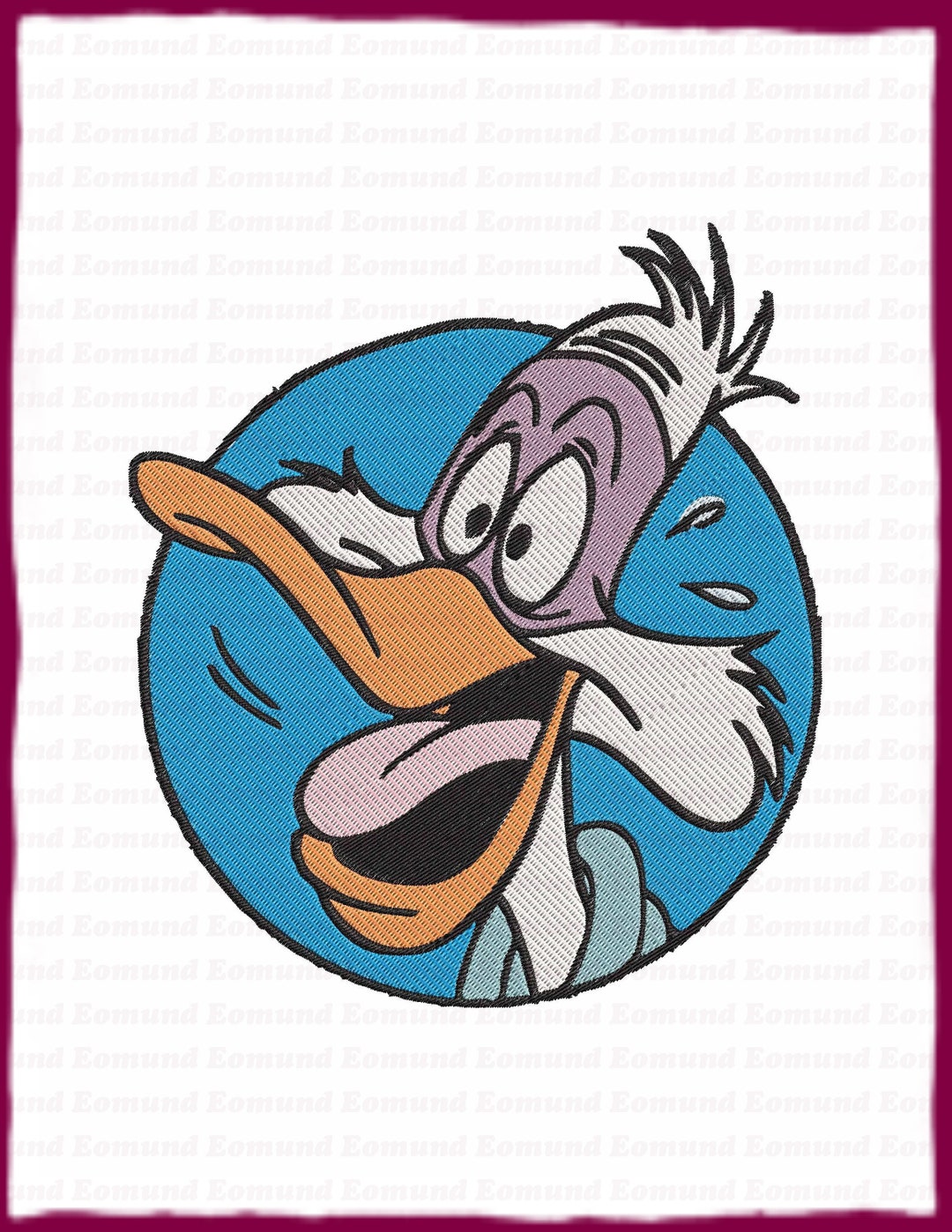 Darkwing Duck Fill Embroidery Design 4 - Instant Download - Etsy