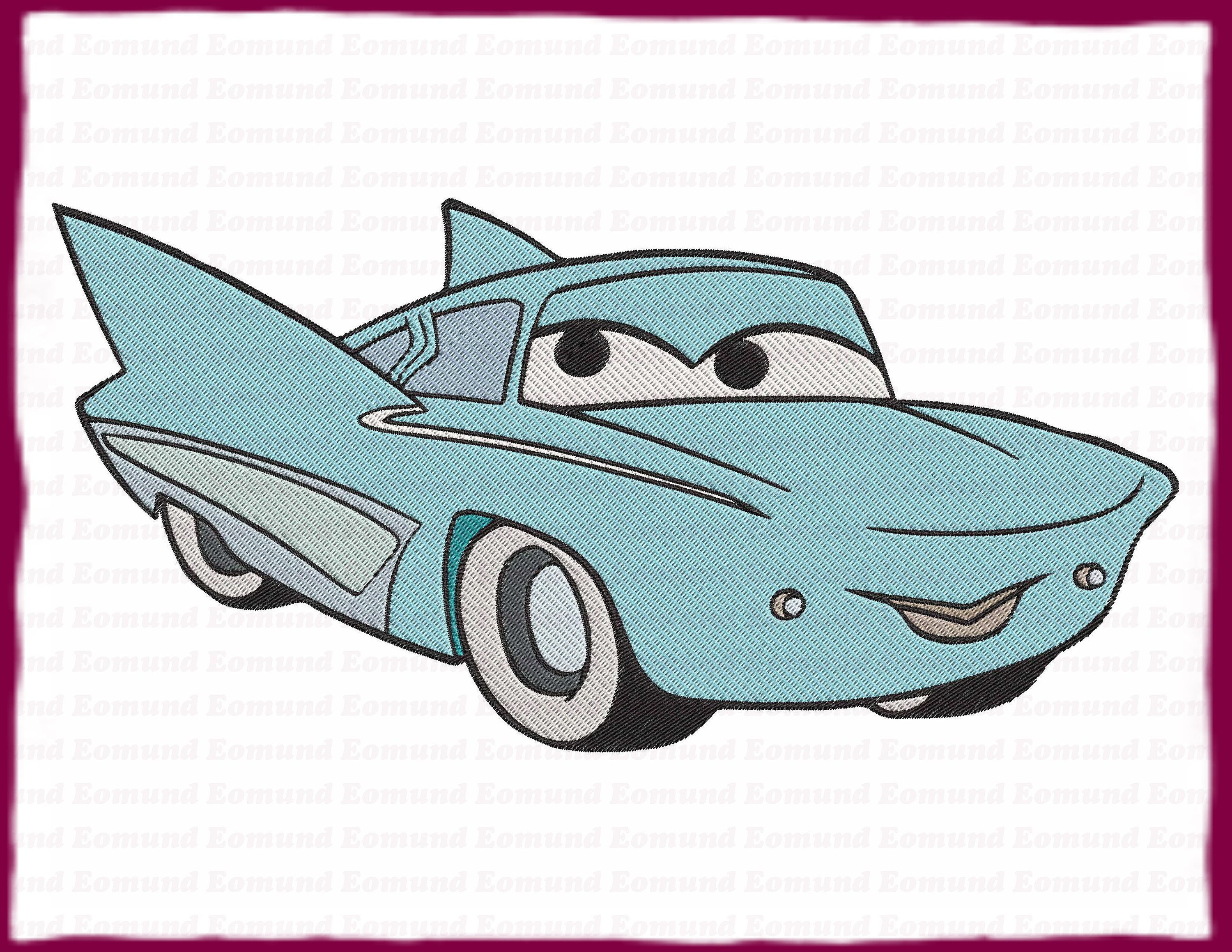 Cars Filled Embroidery Design 4 Instant Download - Etsy