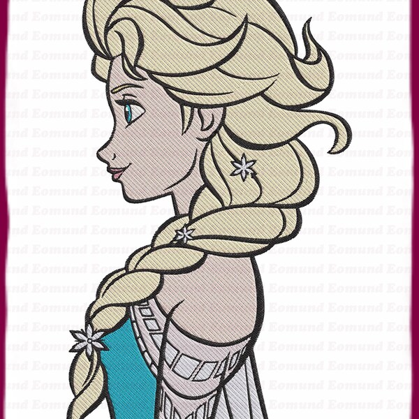 Elsa Applique Design - Etsy