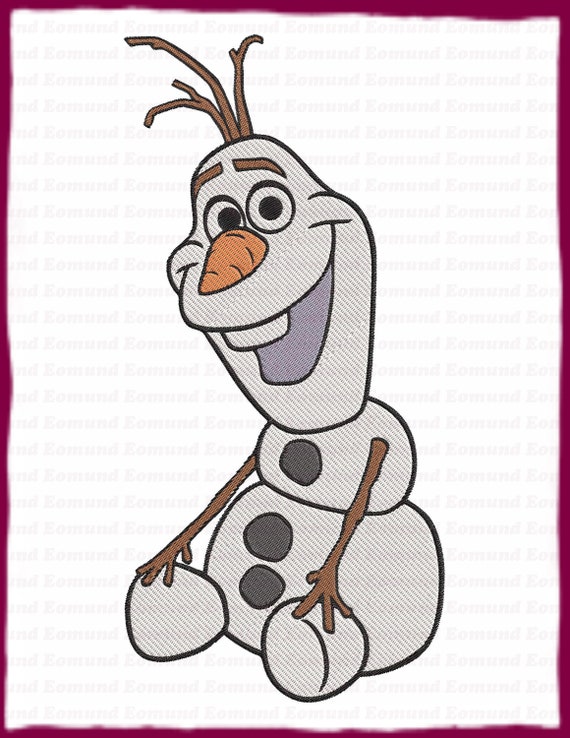 Olaf Frozen Filled Embroidery Design 18 Instant Download | Etsy