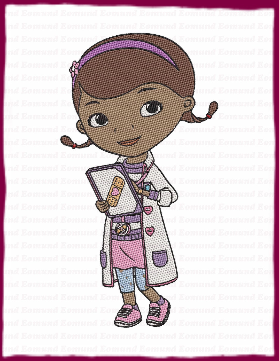 Doc Mcstuffins Fill Embroidery Design 4 Instant Download Etsy