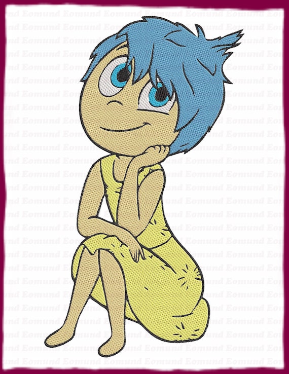 Joy Inside Out Filled Embroidery Design 6 Instant Download - Etsy