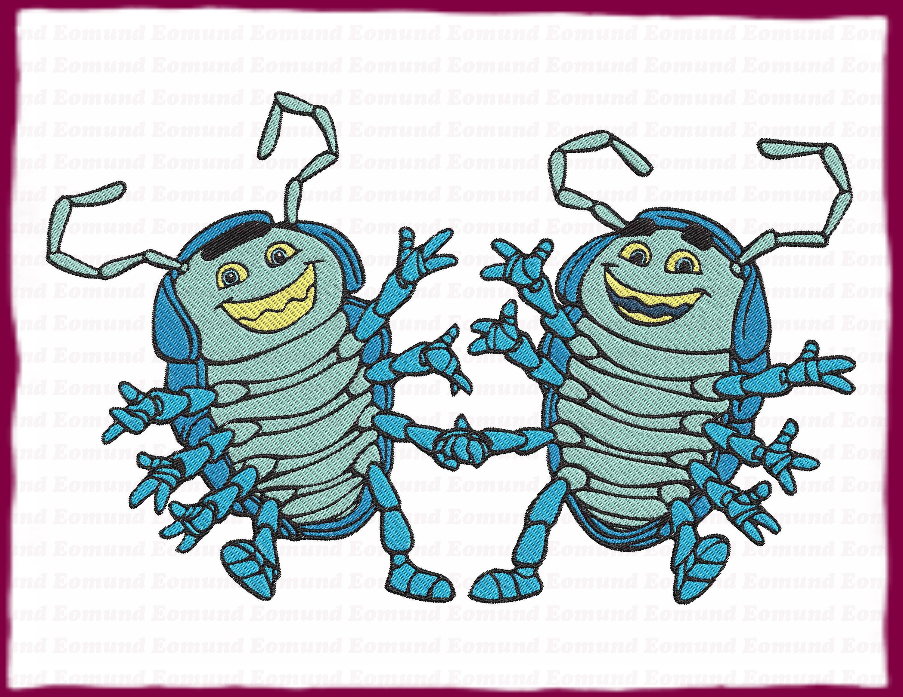 Tuck and Roll A Bugs Life Filled Embroidery Design 2 - Instant Download ...