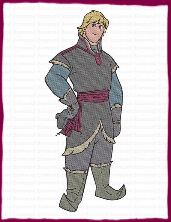 Kristoff Frozen Filled Embroidery Design 3 Instant Download | Etsy