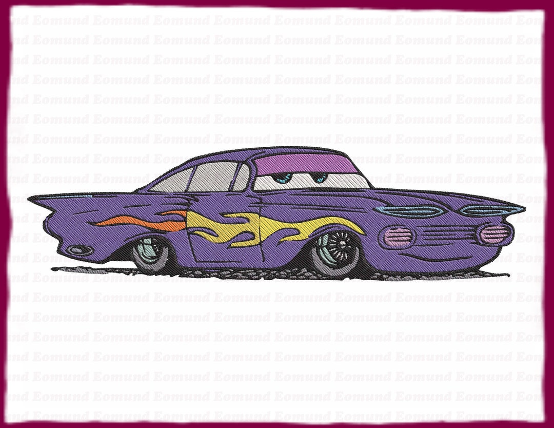 Cars Filled Embroidery Design 2 - Instant Download - Etsy