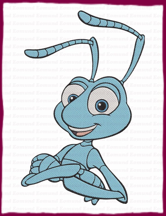 Flik A Bugs Life Filled Embroidery Design 18 Instant - Etsy