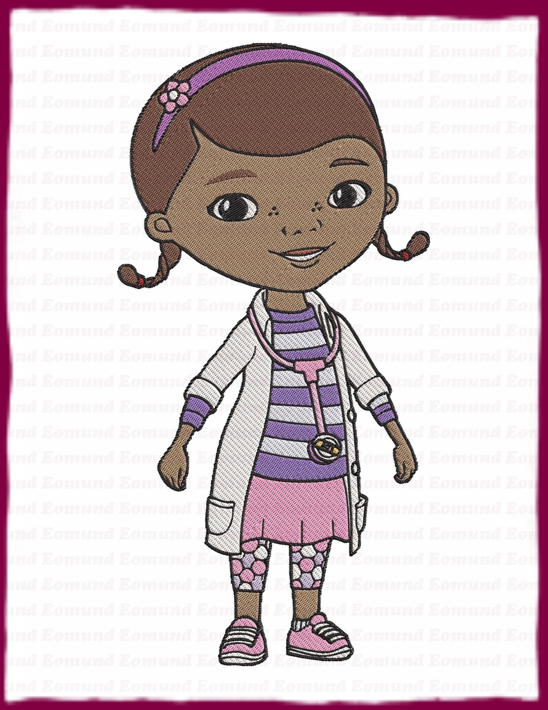 Doc Mcstuffins Fill Embroidery Design 13 - Instant Download - Etsy