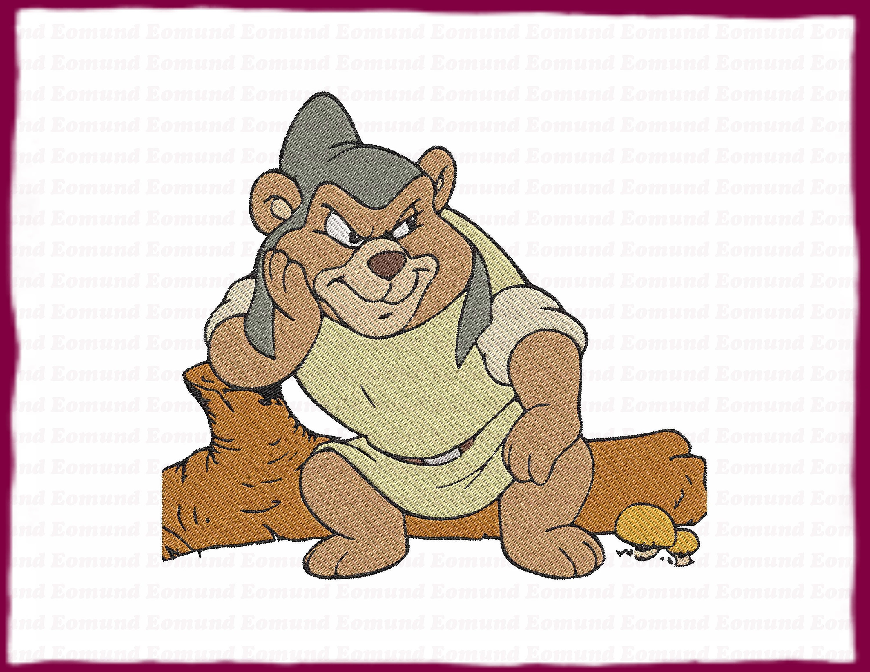 Gruffi Gummi Gummi Bears Fill Embroidery Design 3 Instant Download - Etsy