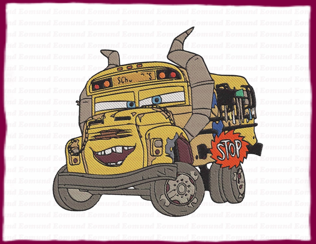 Miss Fritter Cars Filled Embroidery Design - Instant Download - Etsy